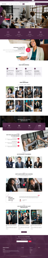 Tech Startup WordPress Theme : Transform Your Business
