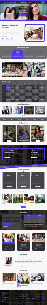 Academy WordPress Theme For Seamless Online Teaching