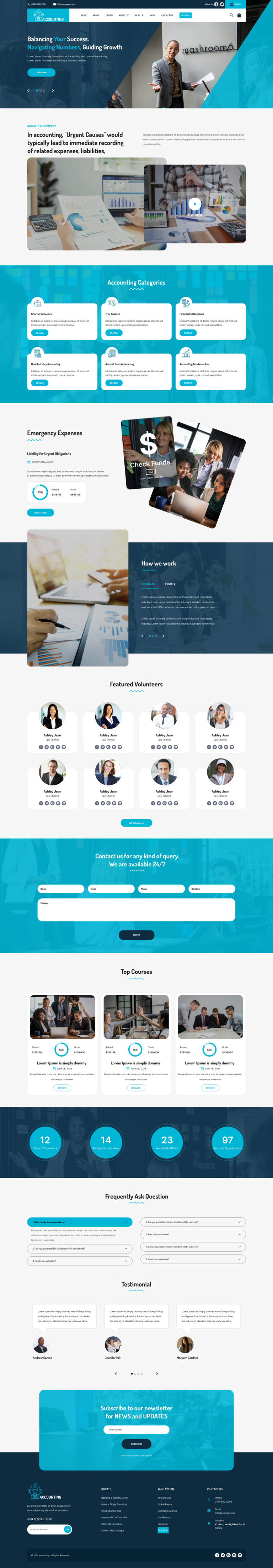 Accounting Services WordPress Theme For CPAs & Bookkeepers