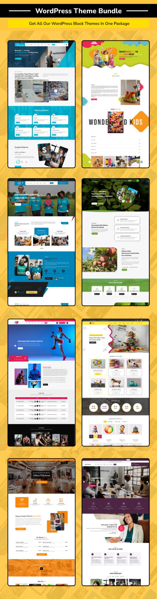 Best WordPress Theme Bundle – 25+ Premium WP Themes