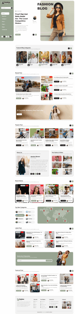 Fashion Blog WordPress Theme – ElegantTheme for Bloggers & Agencies
